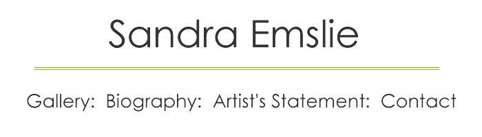 Sandra Emslie: Artist